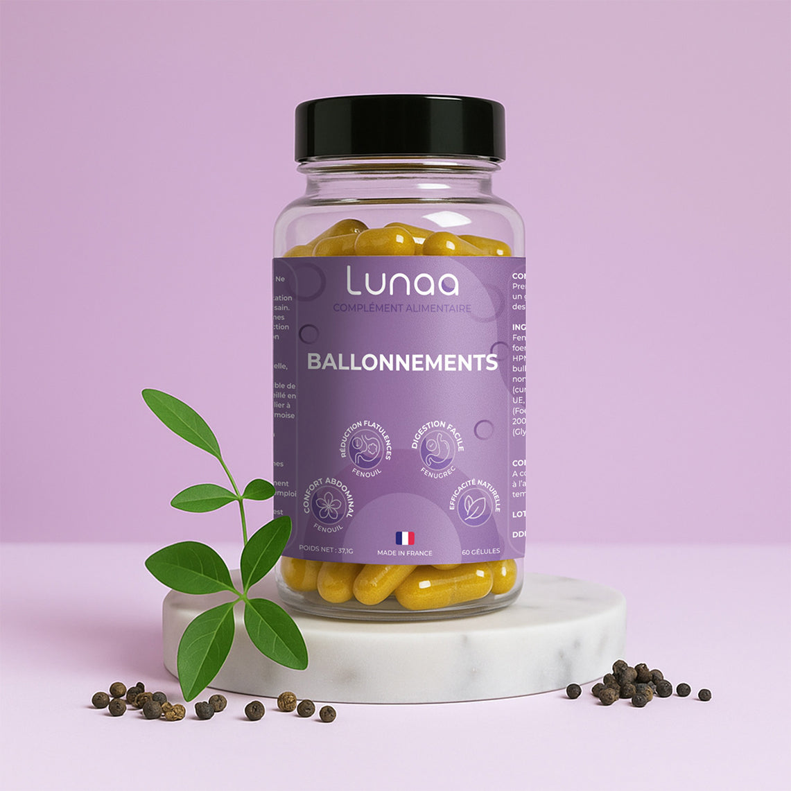 Complément alimentaire - Ballonnements – Lunaa